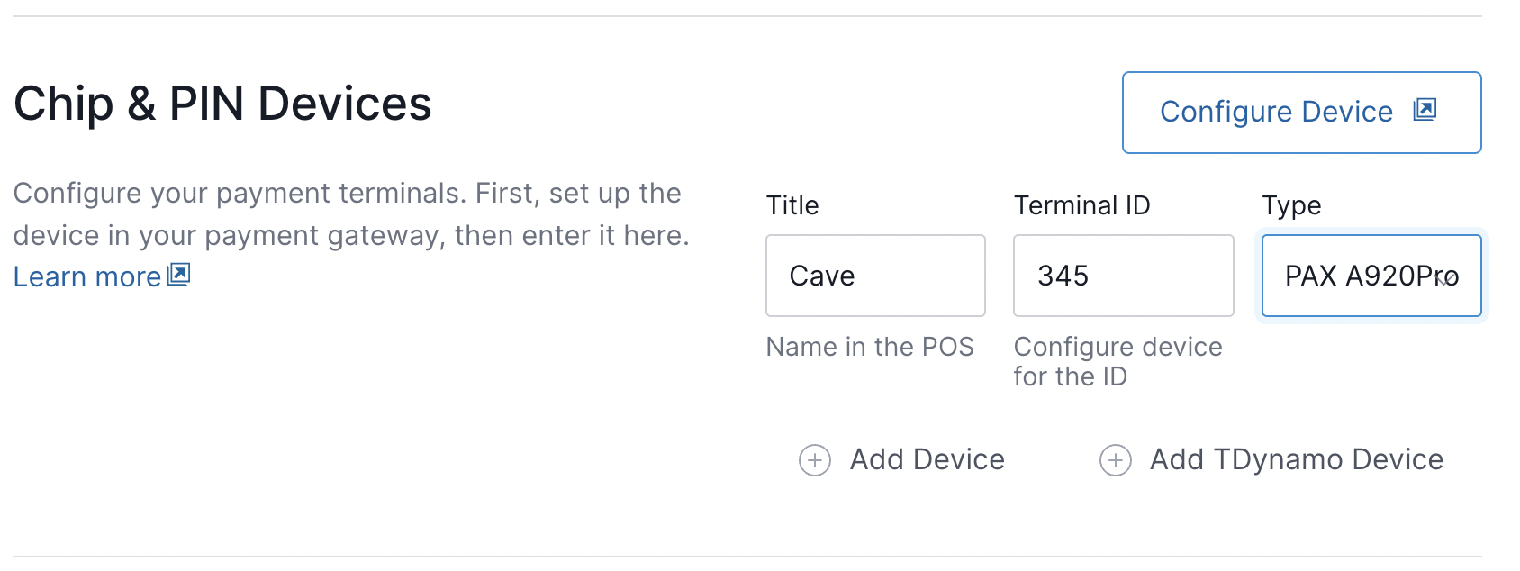 Setting Up POS Profiles